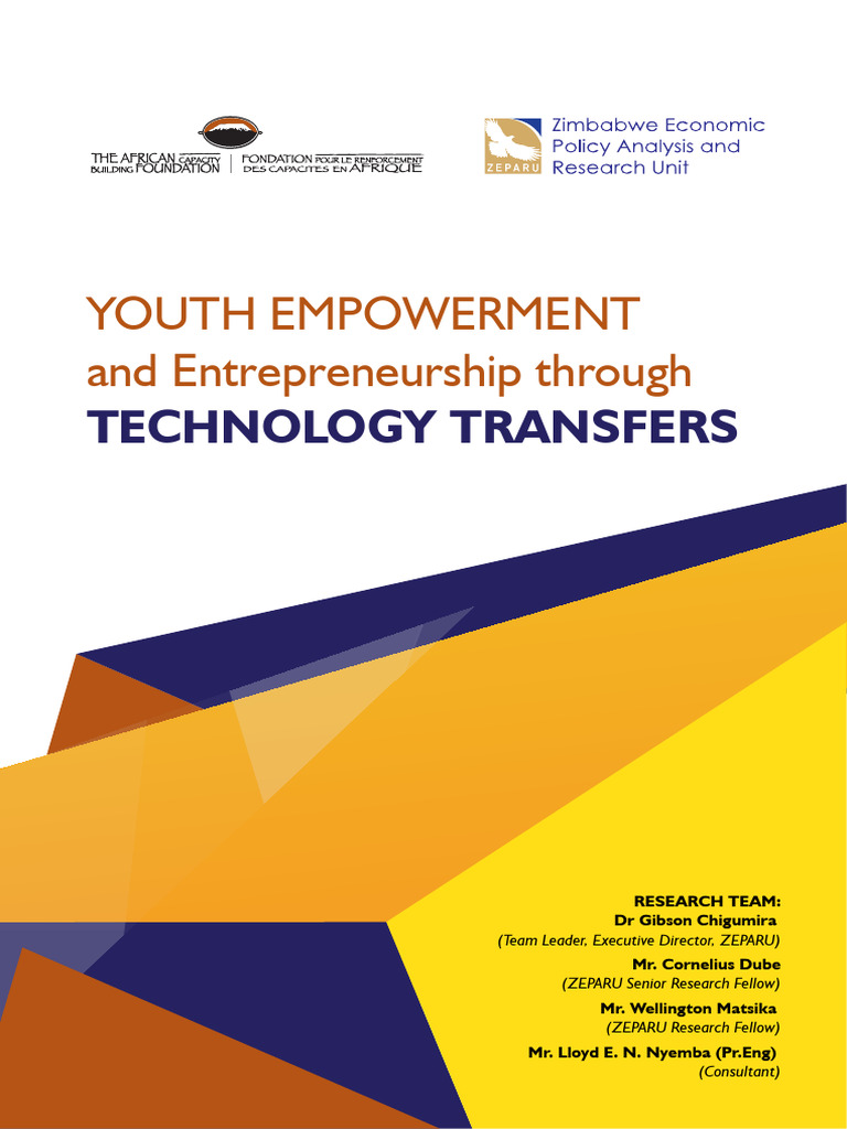 YOUTH EMPOWERMENT AND ENTREPRENEURSHIP THROUGH TECHNOLOGY TRANSFERS ...