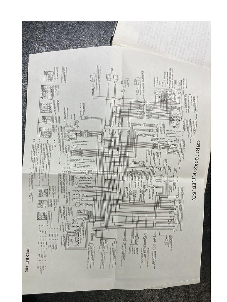 Instalación Electrica CBR1100 XX Molelo e | PDF