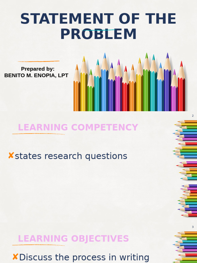 Statement Problems | PDF | Hypothesis | Science