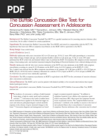 Buffalo Concussion Treadmill Test (BCTT) - Instruction Manual | PDF ...