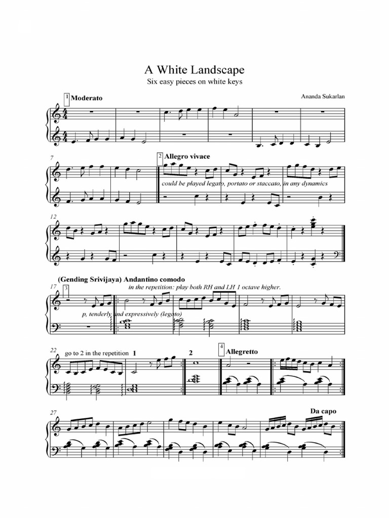 A White Landscape | PDF