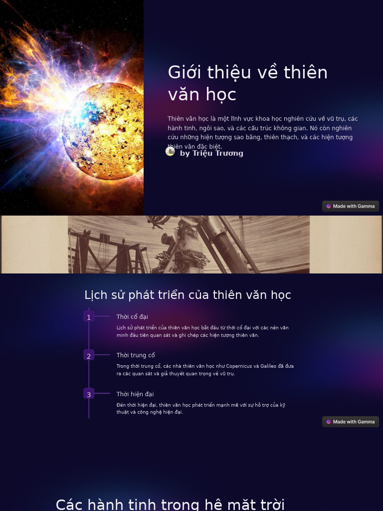 Gioi Thieu Ve Thien Van Hoc (2) | PDF