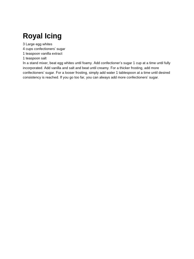 Royal Icing | PDF