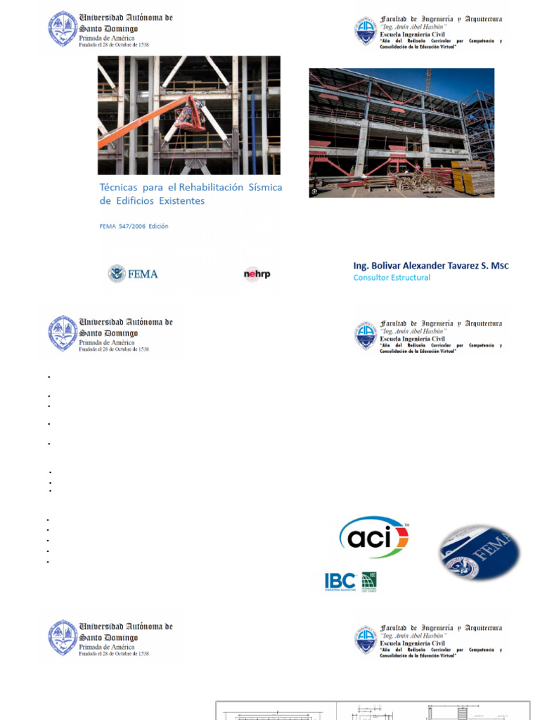 Clases 01 Del Fema 547 | PDF | pared | Fundación (Ingeniería)