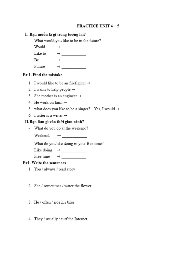 PRACTICE UNIT 4 | PDF