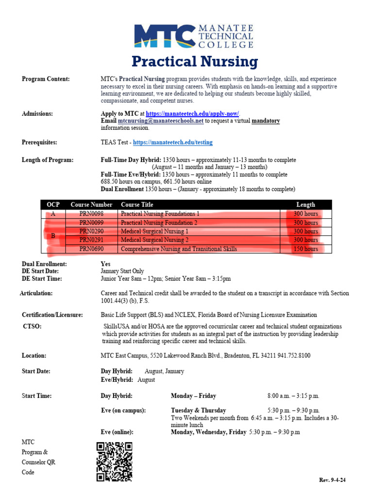 Practical-Nursing-PIS | PDF | National Council Licensure Examination | Nursing