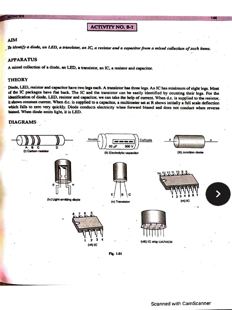 activity 1 section B | PDF | Capacitor | Diode