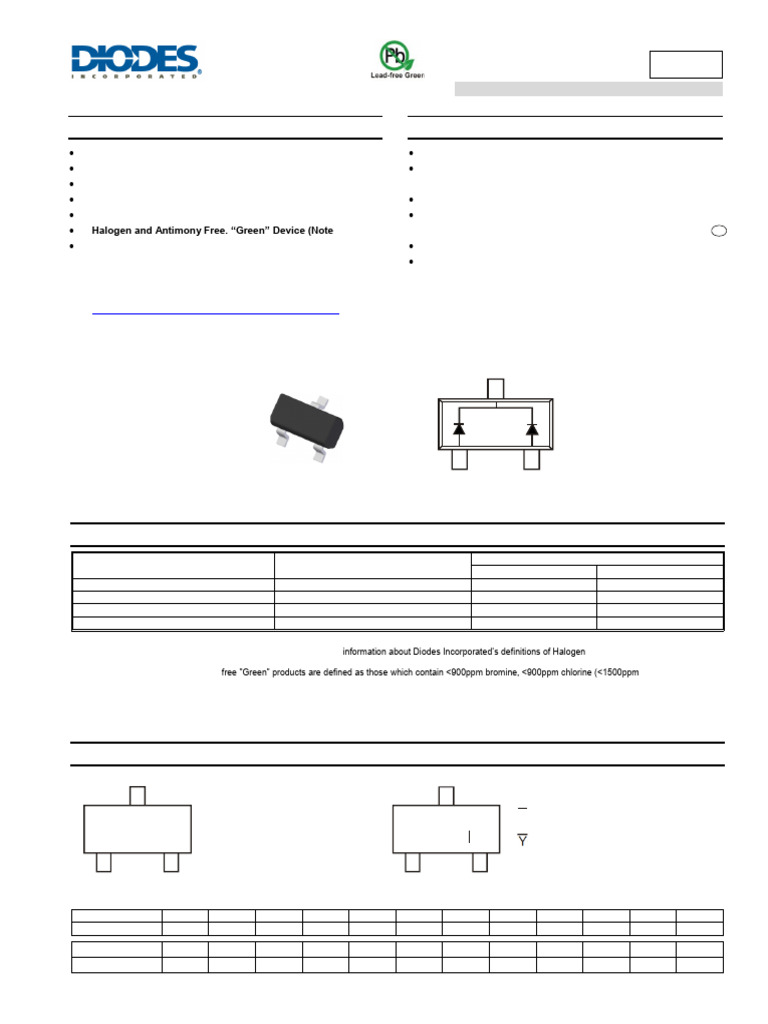 BAV70 | PDF | Physical Sciences | Electrical Engineering