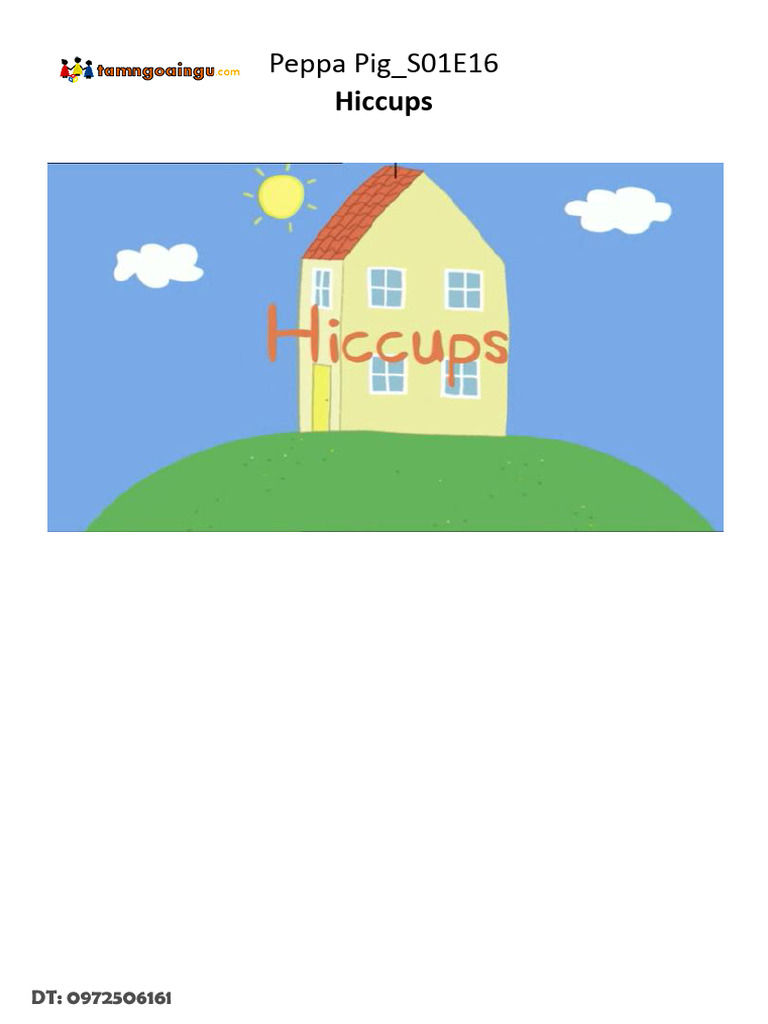 Peppa - Pig .S01E16.Hiccups | PDF