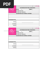 Formato Control de Entrega de Llaves | PDF