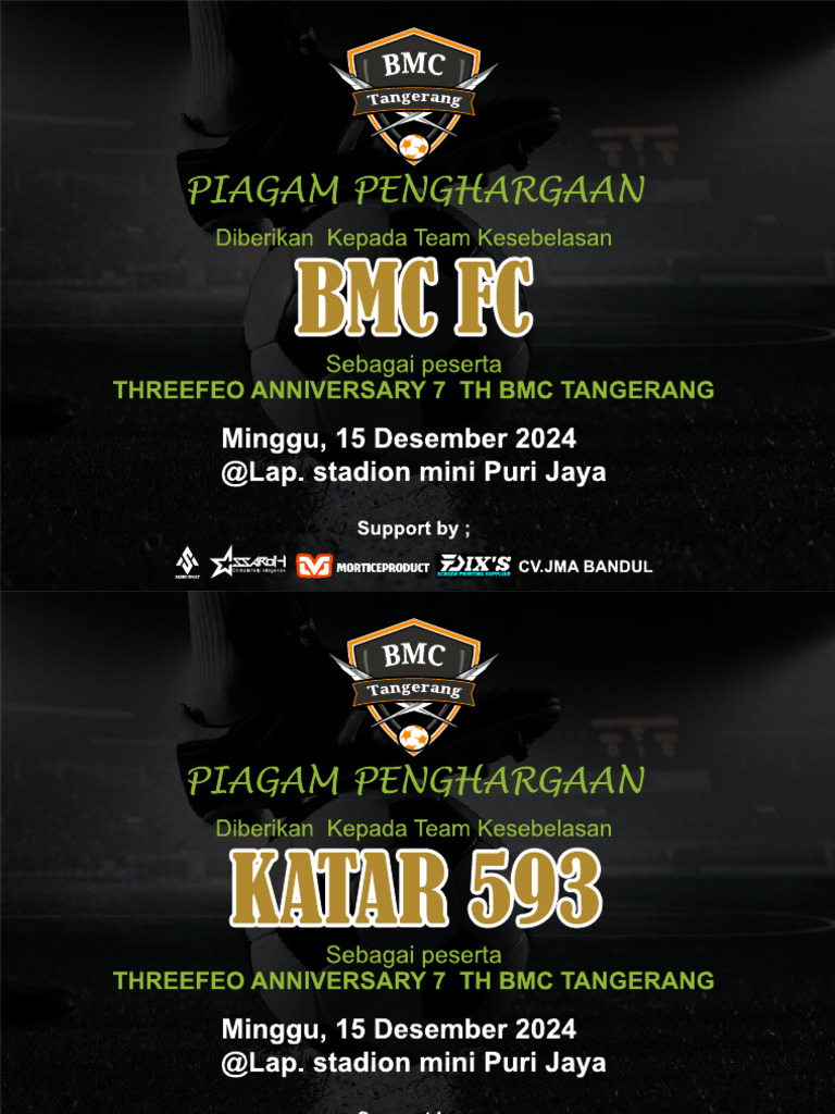 Piagam 1 | PDF