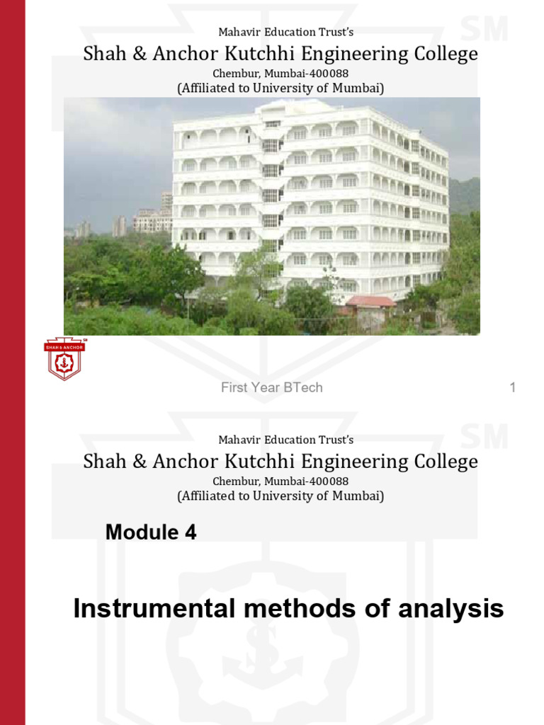 Instrumental Methods of Analysis - Spectrocsopy | PDF | Spectroscopy ...