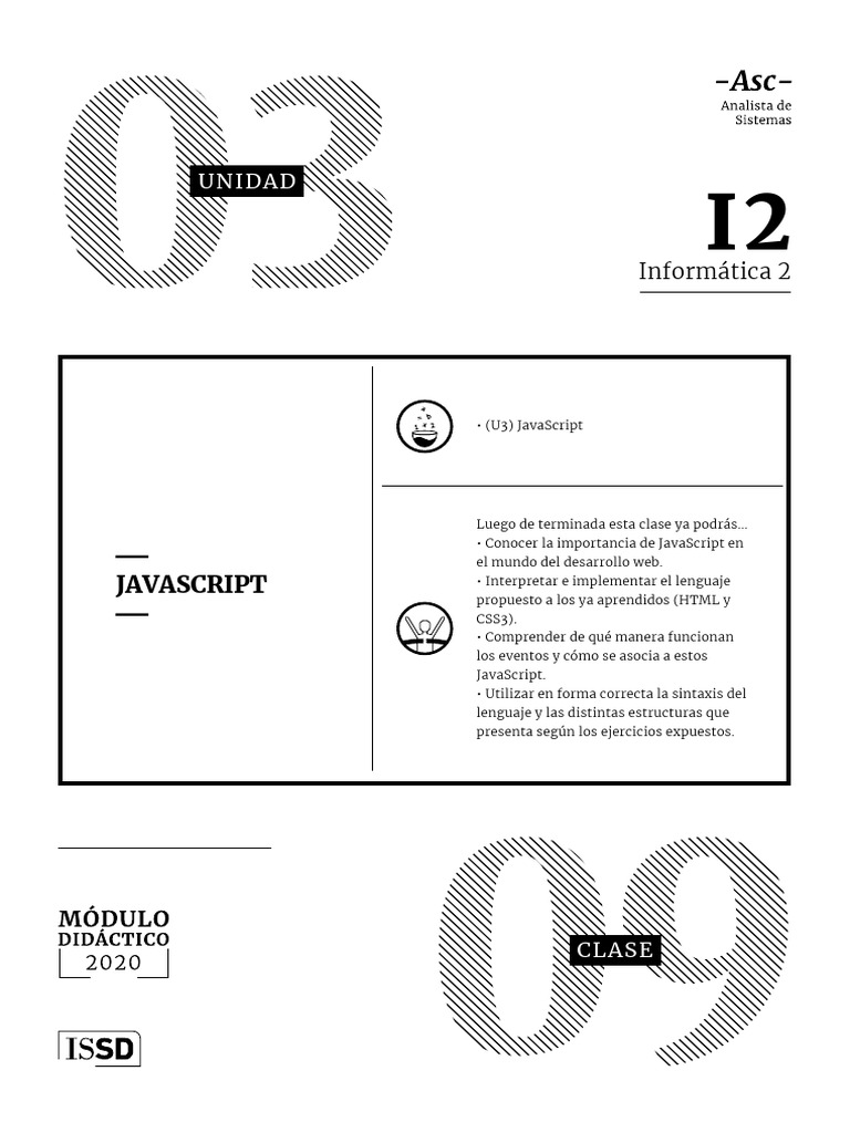 09 - I2 - ASC - Versión impresa | PDF | Script Java | Lenguaje de ...