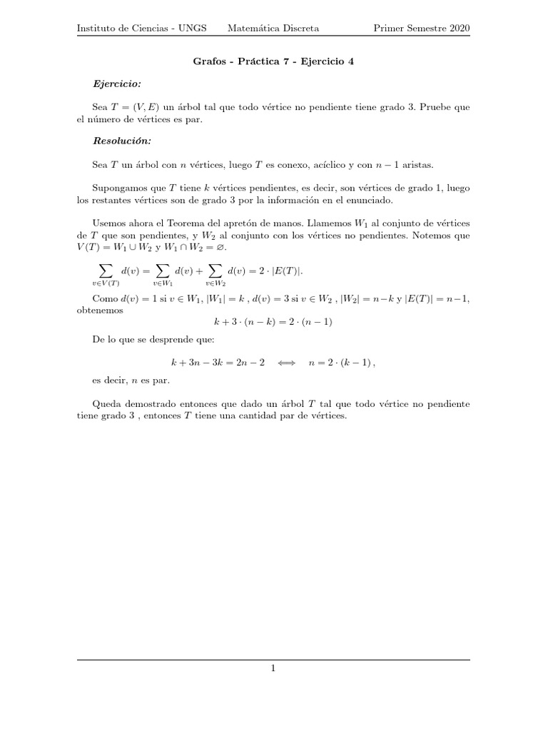 Grafos Practica 7 Ejercicio 04 Resol | PDF