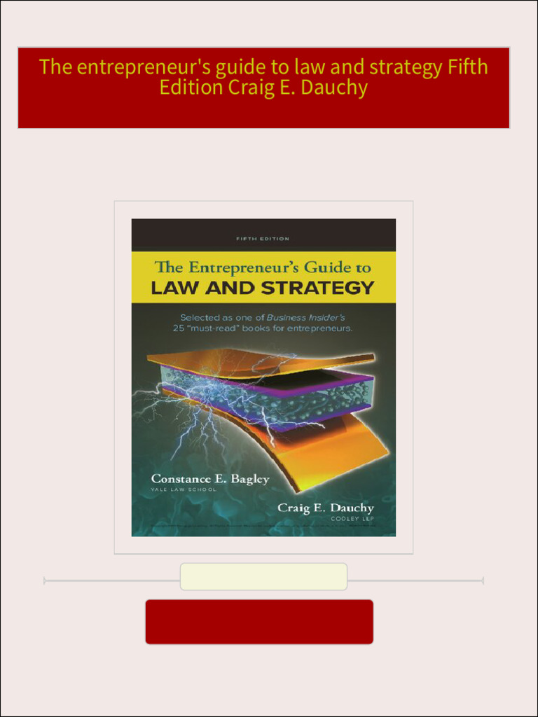 Where can buy The entrepreneur's guide to law and strategy Fifth ... Where can buy The entrepreneur's guide to law and strategy Fifth ...
