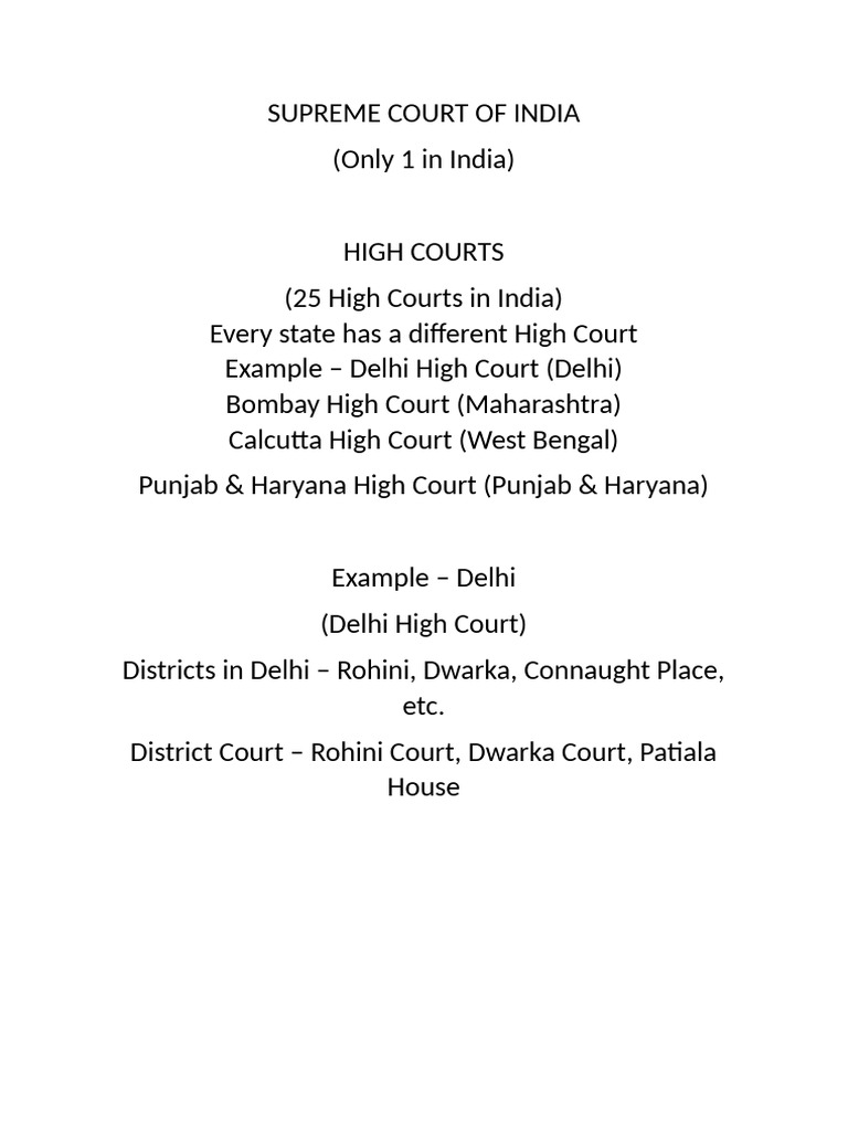 Courts in India | PDF