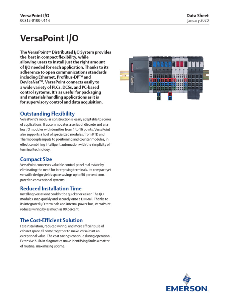 product-data-sheet-versapoint-i-o-emerson-en-6156748 | PDF ...