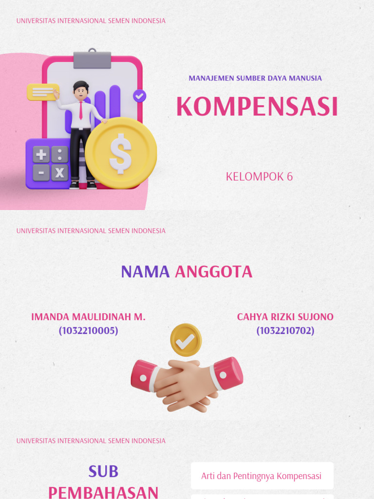 Kompensasi MSDM Kel 6 | PDF