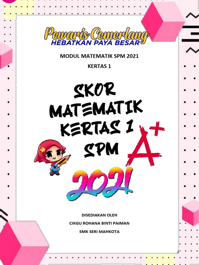 Modul Skor Kertas 1 Matematik | PDF
