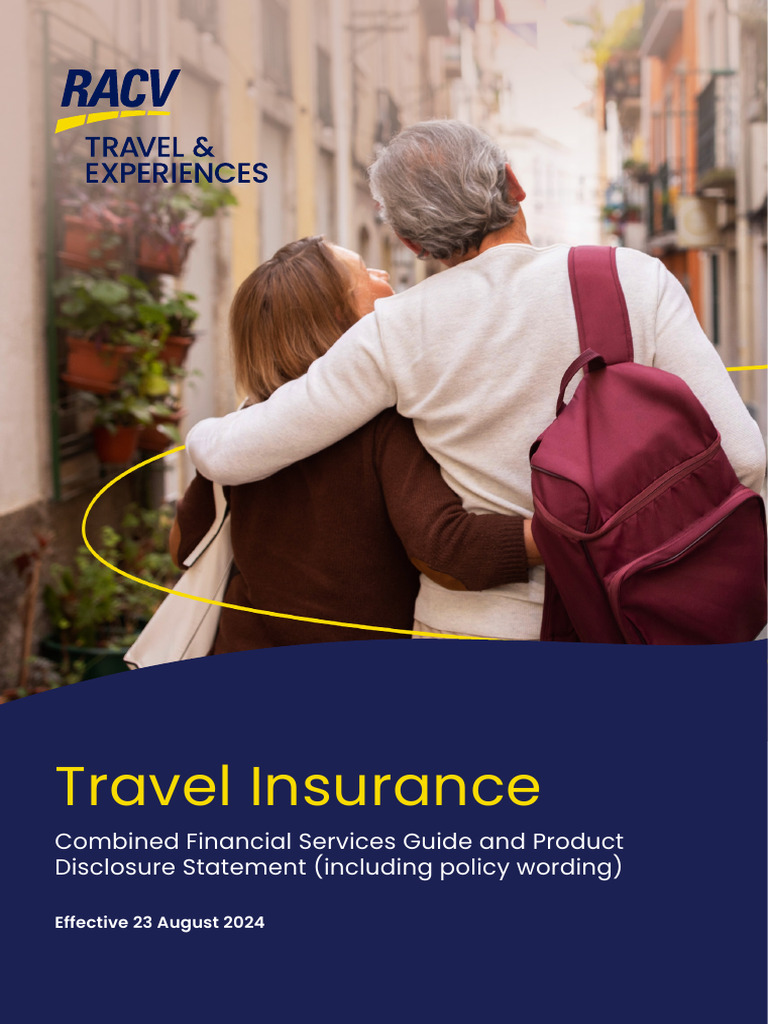 RACV PDS Final 23 August 2024 | PDF | Insurance