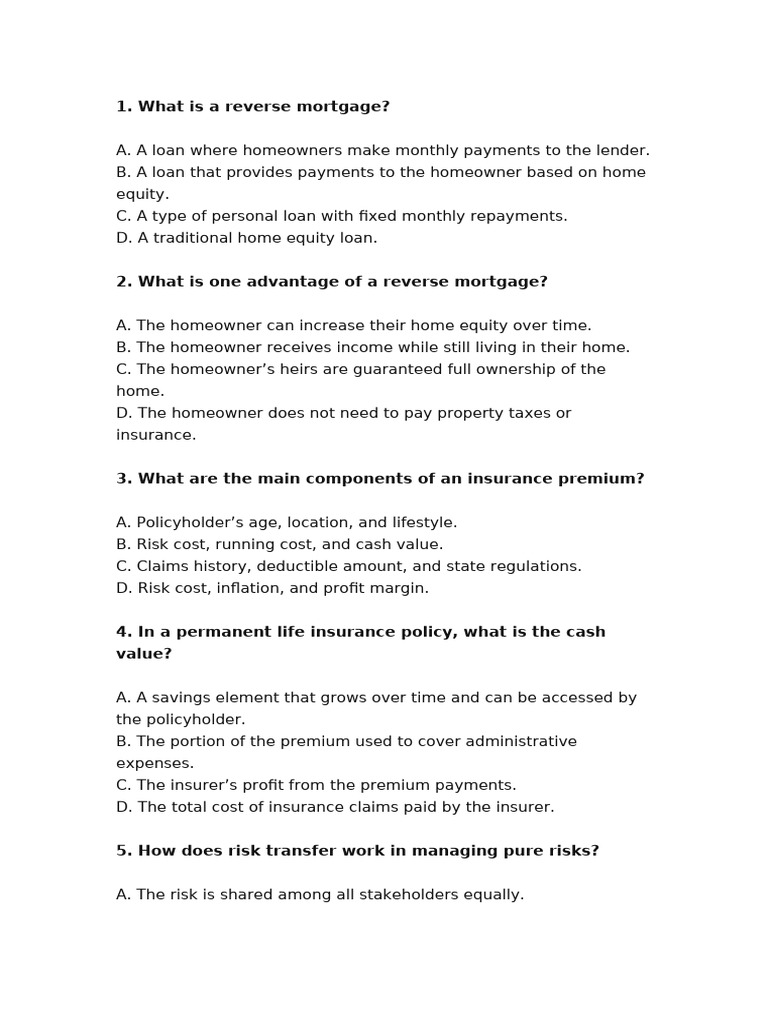 PFP Final Exam Practice 2024 | PDF | Bonds (Finance) | Insurance