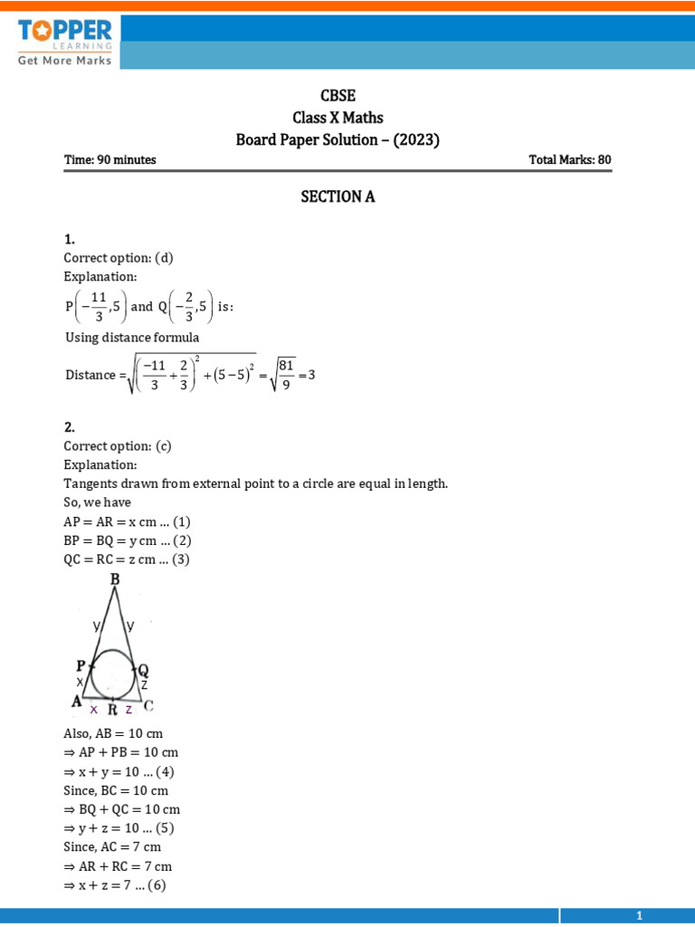 002 Maths Pyq Solved88888888888888888 | PDF | Circle | Elementary Geometry