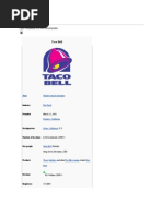 Taco Bell Uniform Catalog | PDF | Shirt | Seam (Sewing)