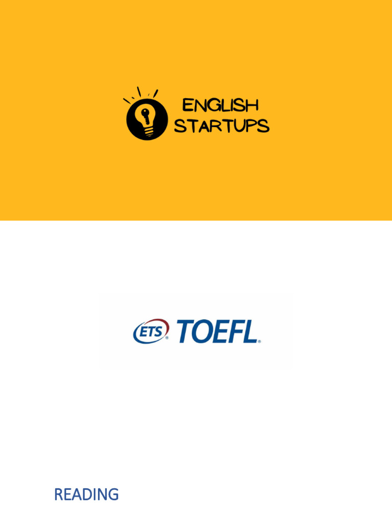 TOEFL Reading | PDF