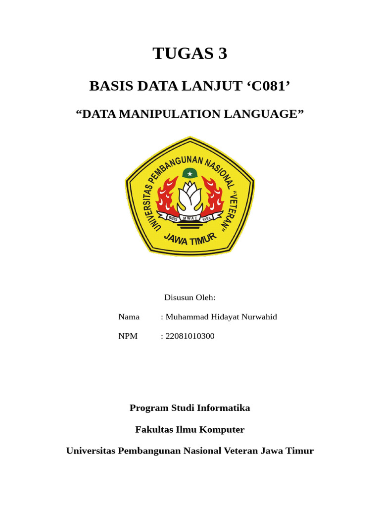Tugas 3 - DML | PDF