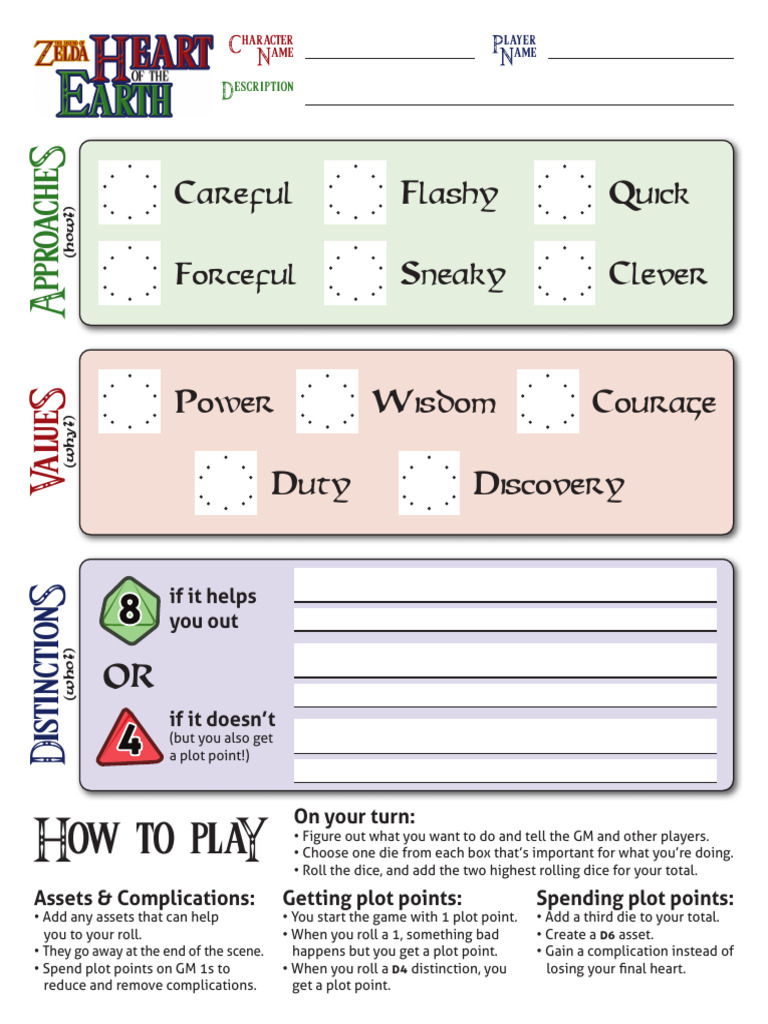 Game Mechanics for Plot Points and Dice | PDF