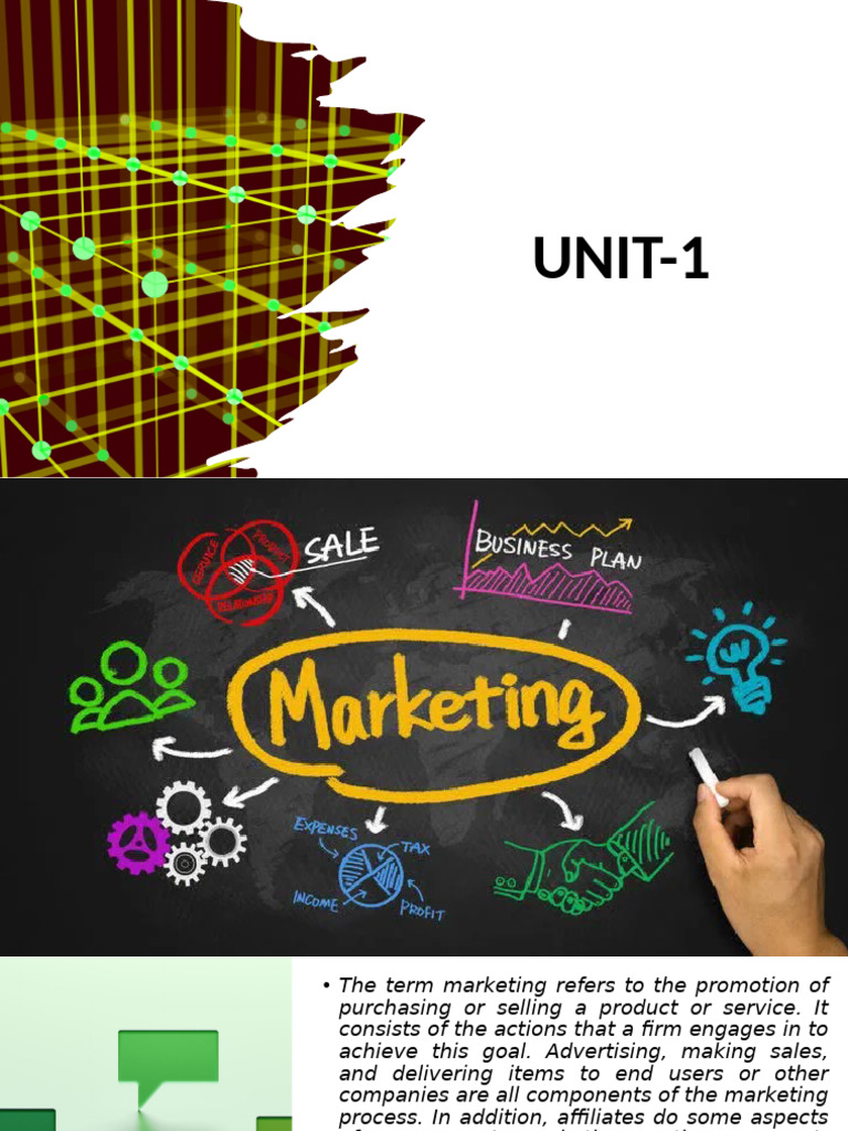 Marketing Unit 1 | PDF | Marketing | Brand