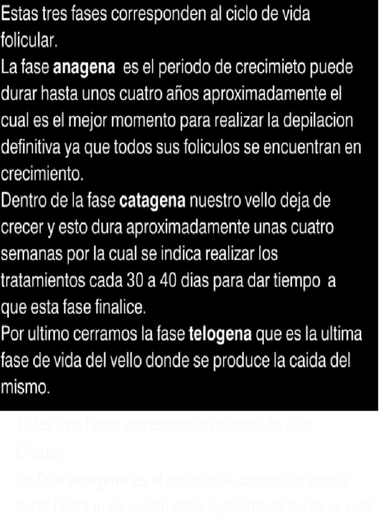 00006984-Fases Del Crecimiento Del Vello | PDF