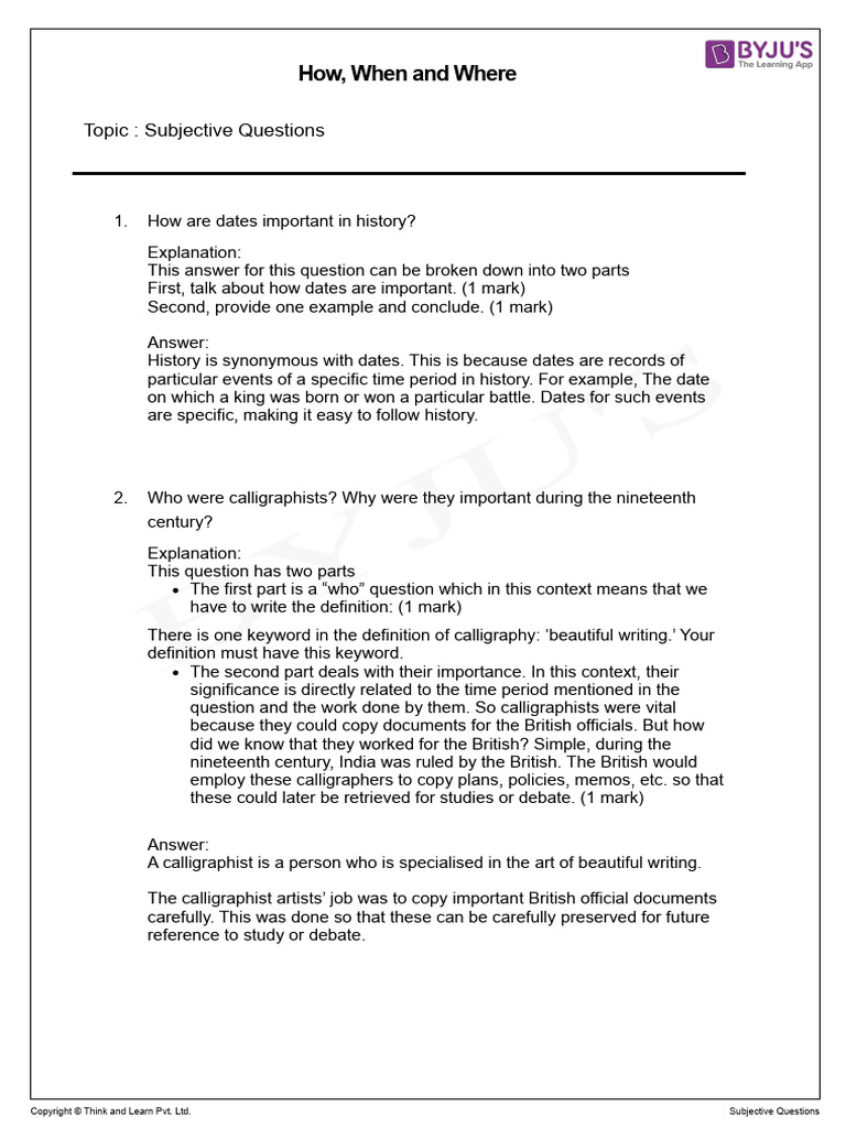 How, When and Where Session 1 - SUB | PDF | Calligraphy