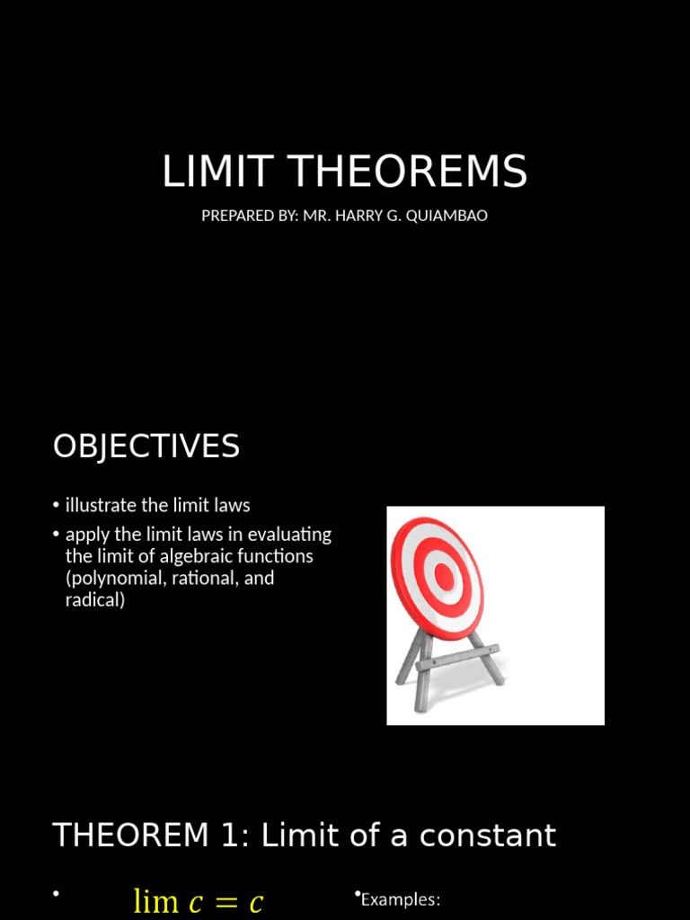 Limit Theorems | PDF