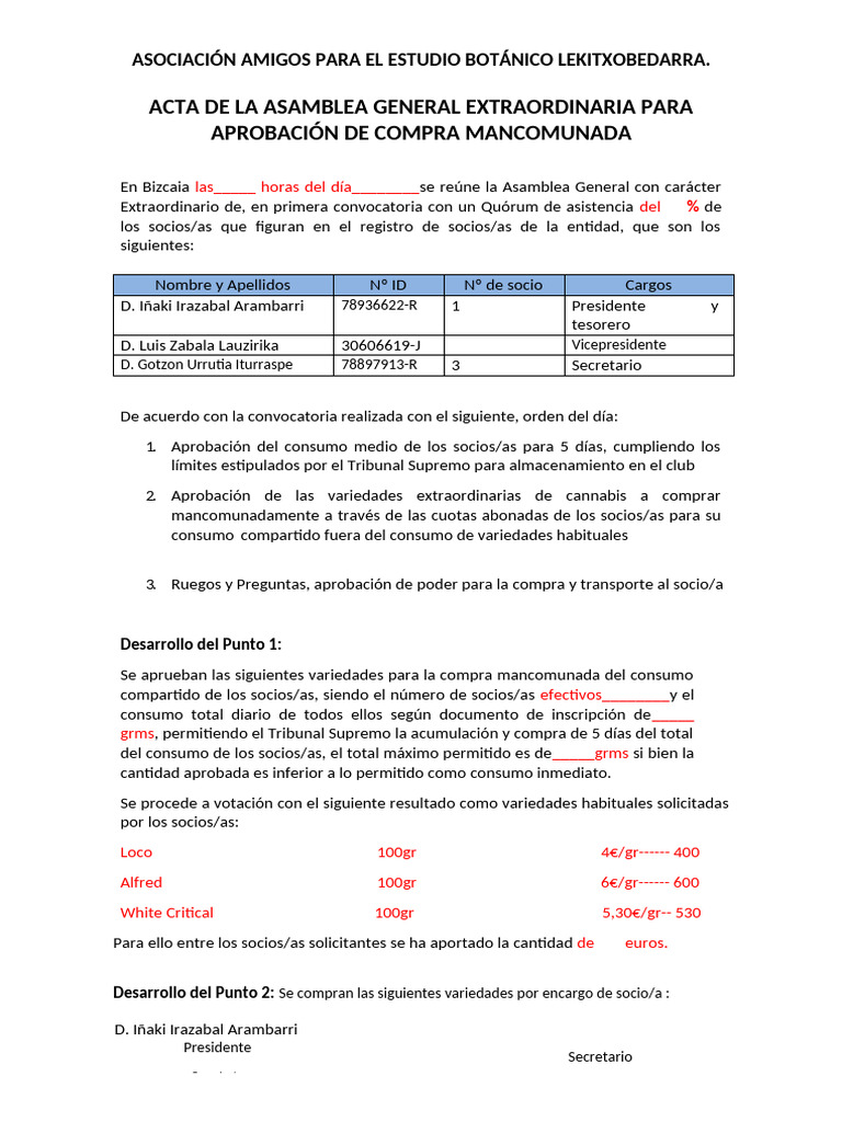 Acta Compra Mancomunada 2 | PDF | Gobierno