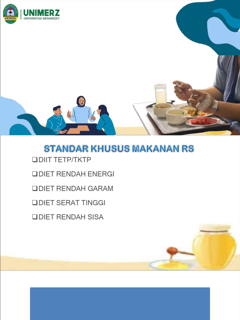 32 Standar Makanan Khusus Rumah Sakit | PDF