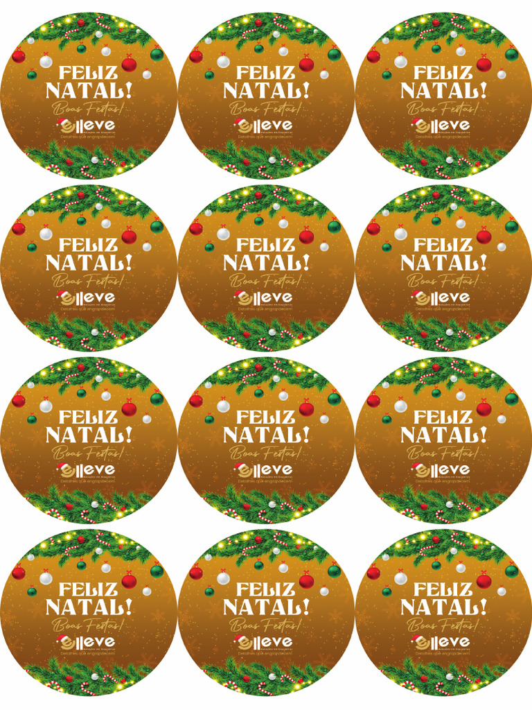 A4 Tag Natal | PDF