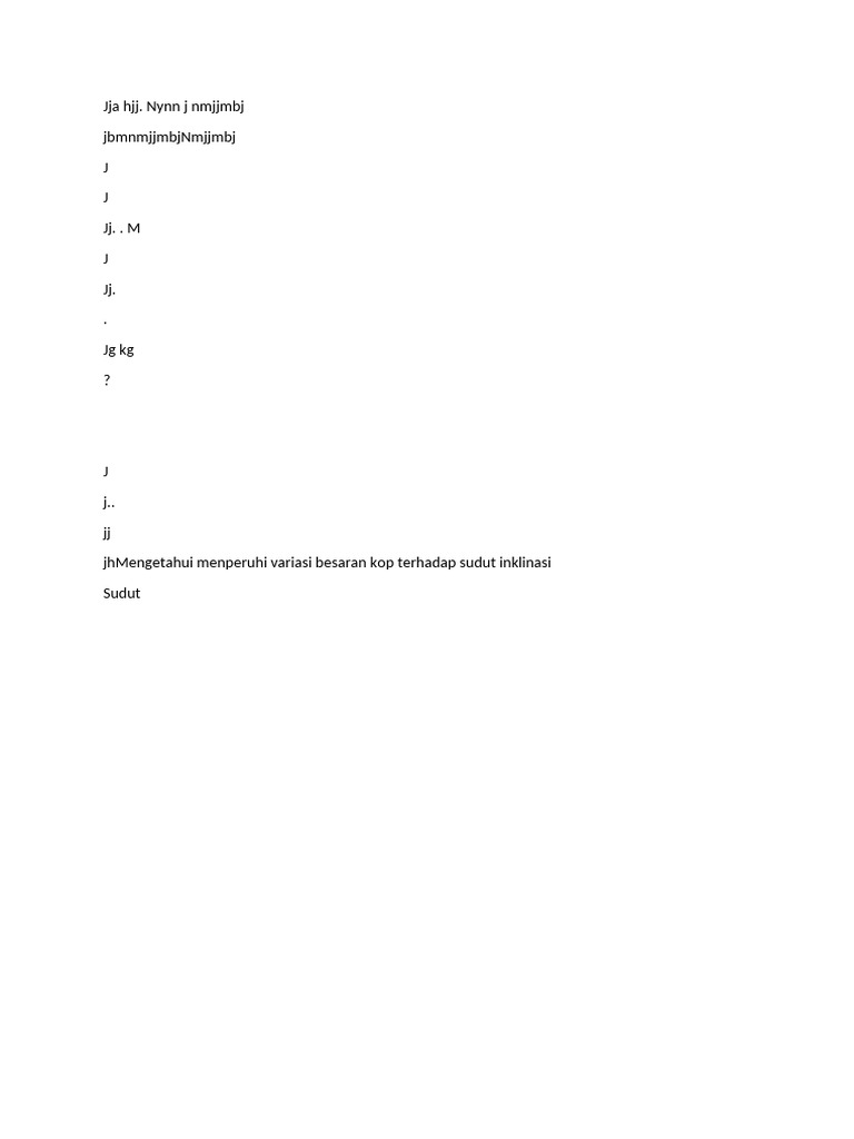 Jja Hjj. Nynn J NMJJMBJ JBMNMJJMBJNMJJMBJ J J Jj. - M J Jj. - JG KG ? | PDF