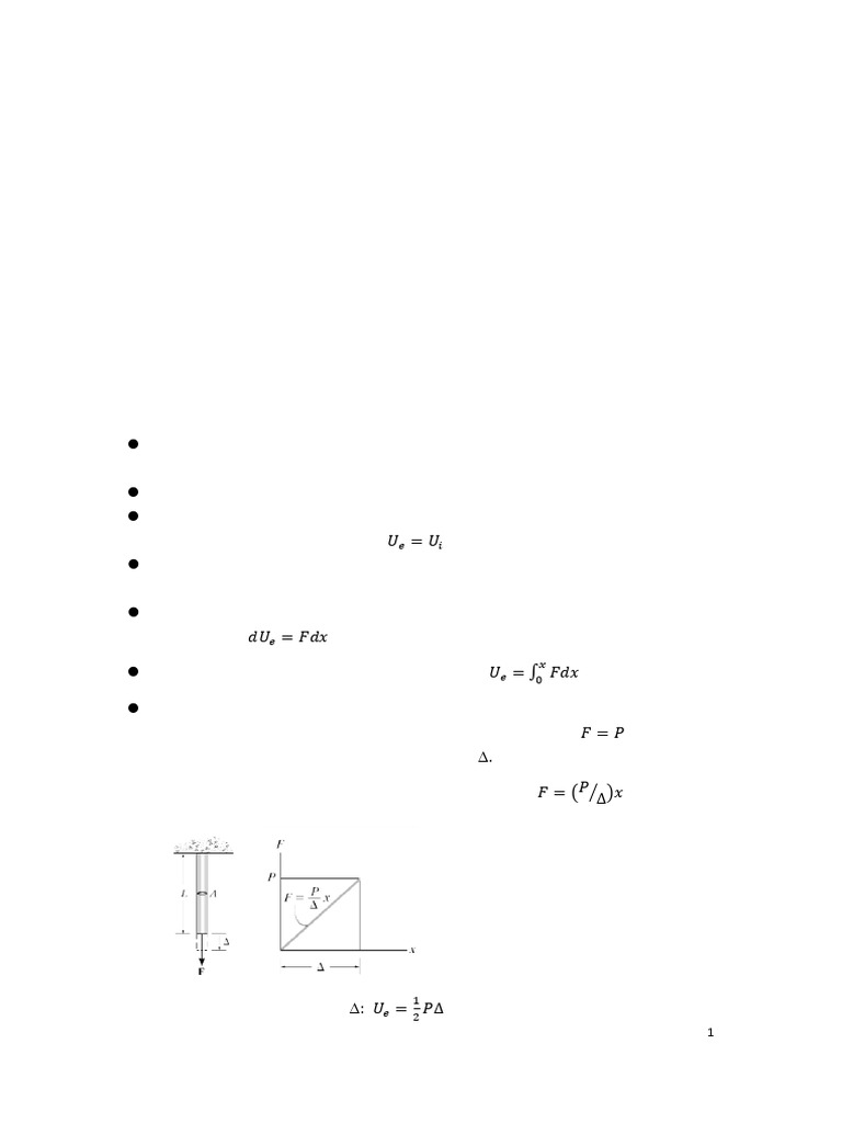 6 Deflections Using Energy Methods | PDF | Beam (Structure) | Elasticity (Physics)