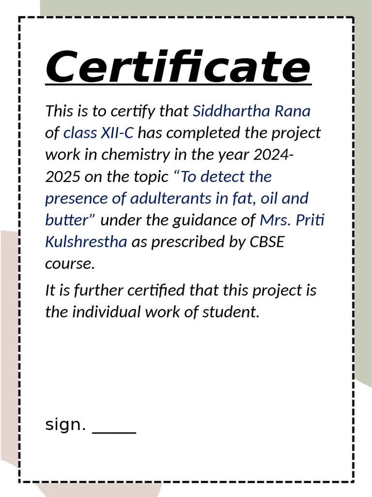 CHEM Certificate............ | PDF