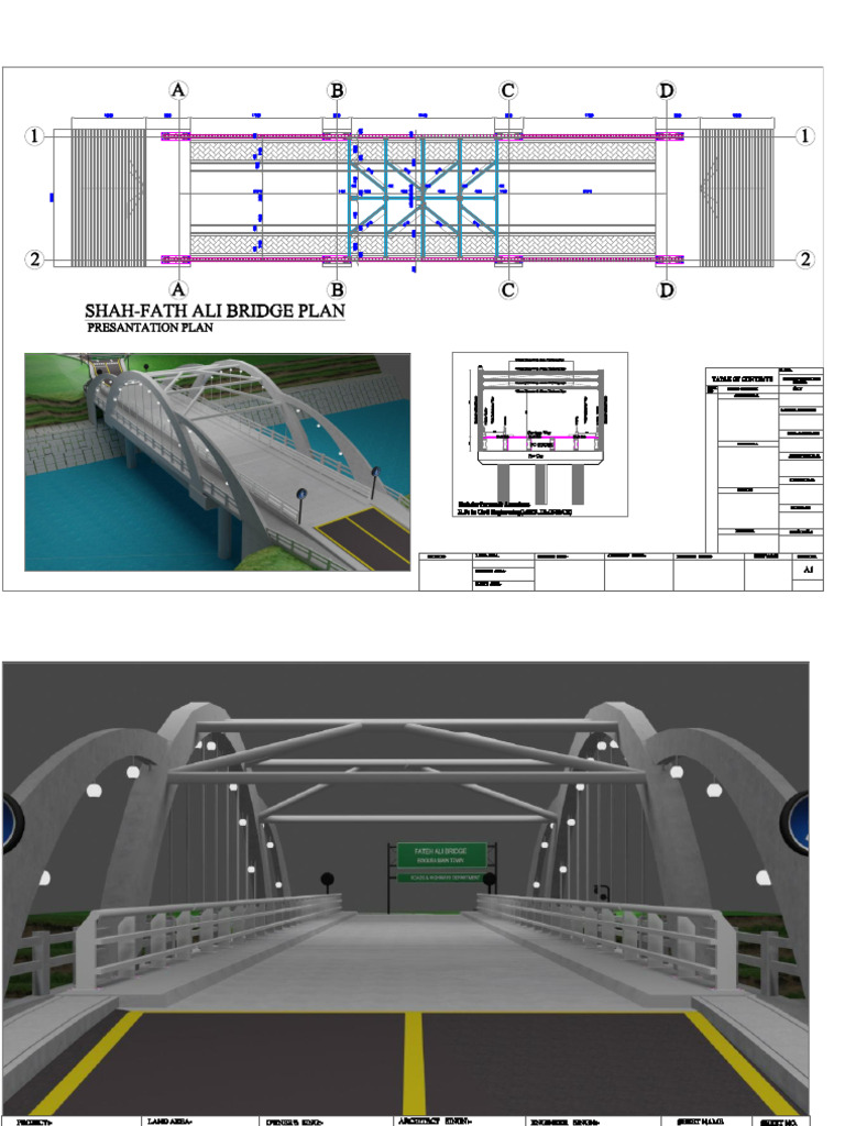 STEEL BRIDGE DRAWING | PDF
