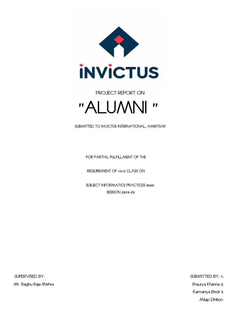 Alumni Project 2.pdf_20241215_143014_0000 | PDF | Databases | Input/Output