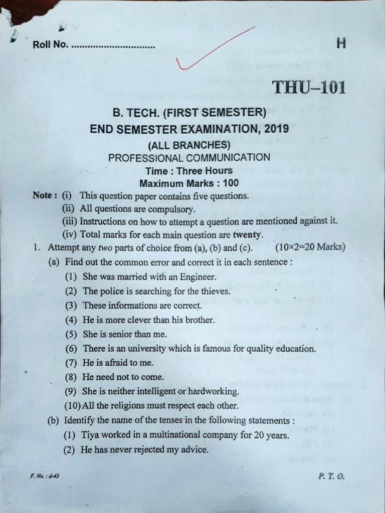 thu101_endsem_2019 (1) | PDF thu101_endsem_2019 (1) | PDF