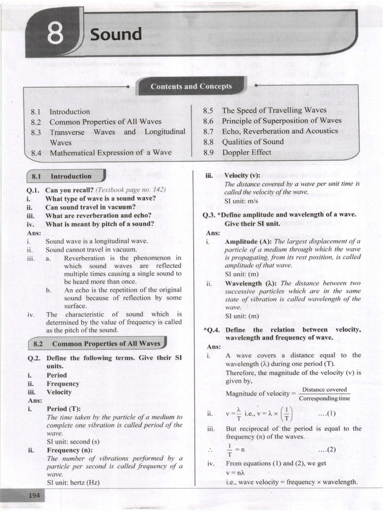 Sound Waves: Properties & Concepts | PDF | Waves | Sound