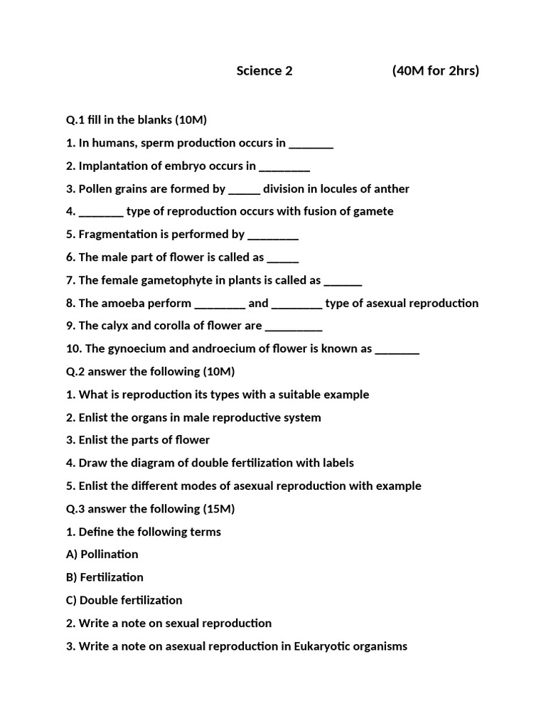 Science 2 Paper | PDF