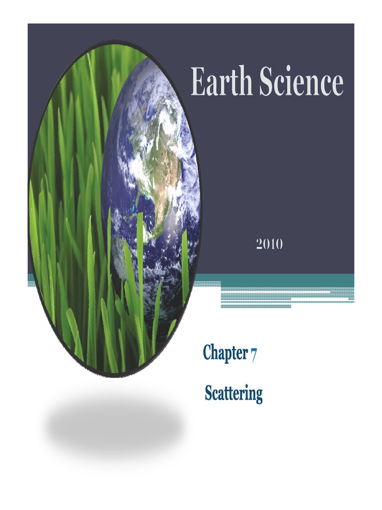 Earth Science_Chapter_7 | PDF | Scattering | Atmosphere Of Earth