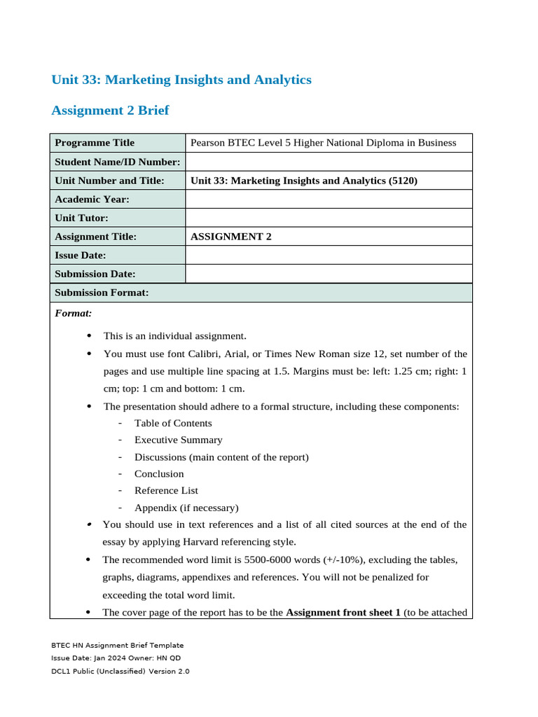 Marketing Analytics Assignment 2 Guide | PDF