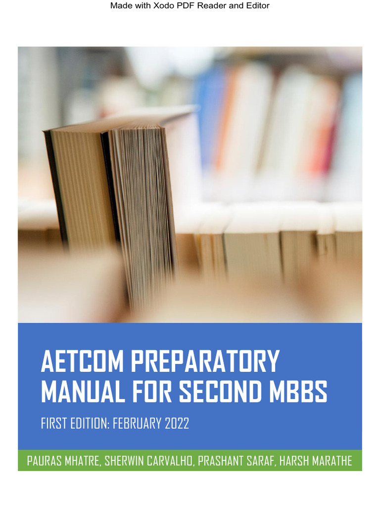 Aetcom Preparatory Manual | PDF | Autonomy | Health Care