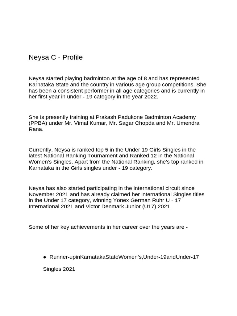 Neysa 2 | PDF