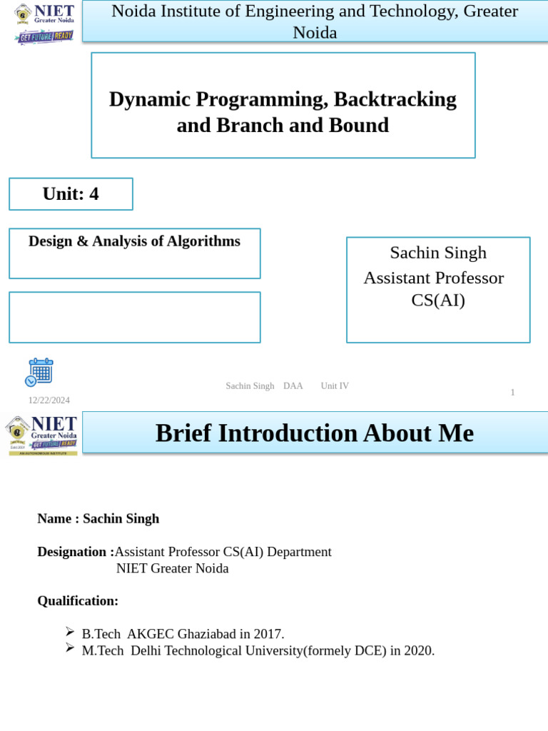 Unit 4 | PDF | Dynamic Programming | Applied Mathematics